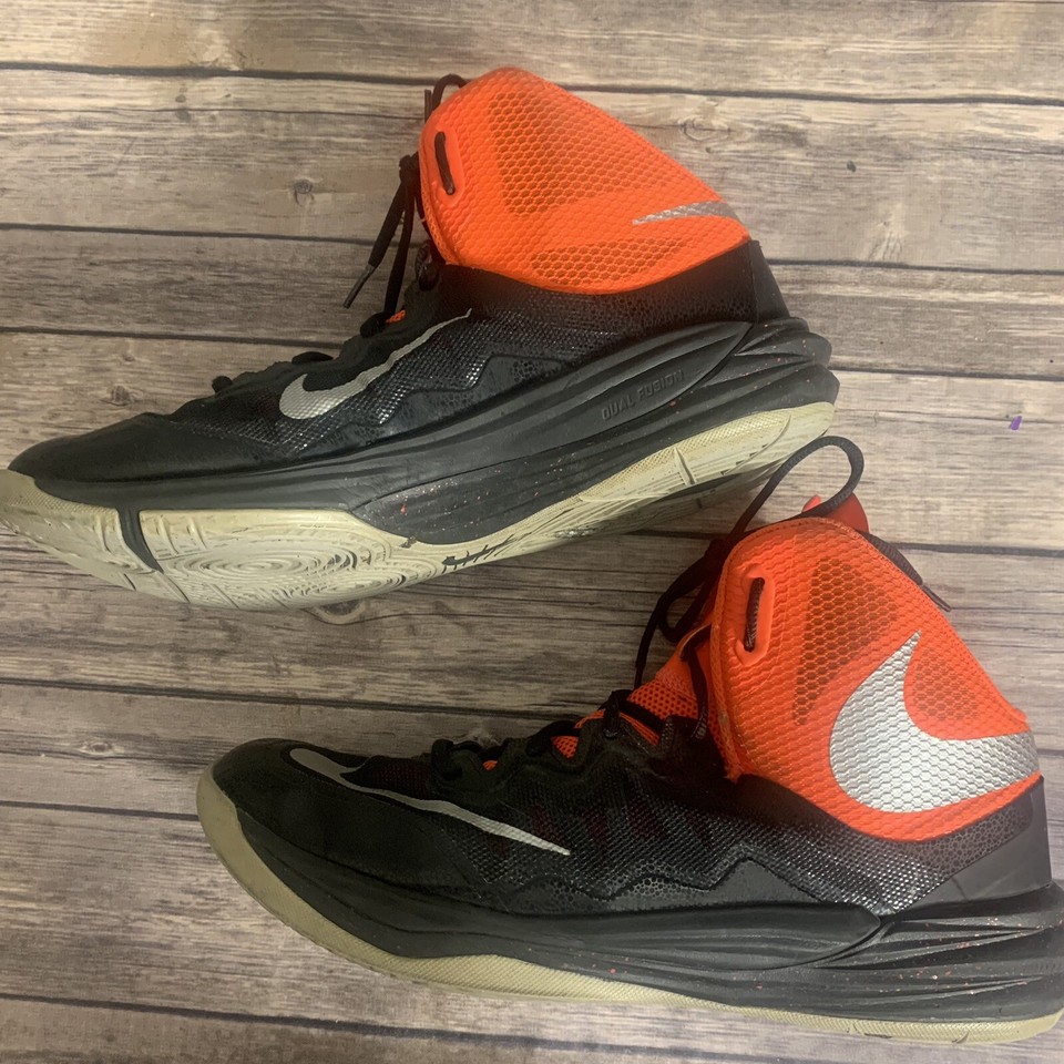 Nike Prime Hype DF II Basketball Shoes Men’s Size 11.5 Black Crimson ...