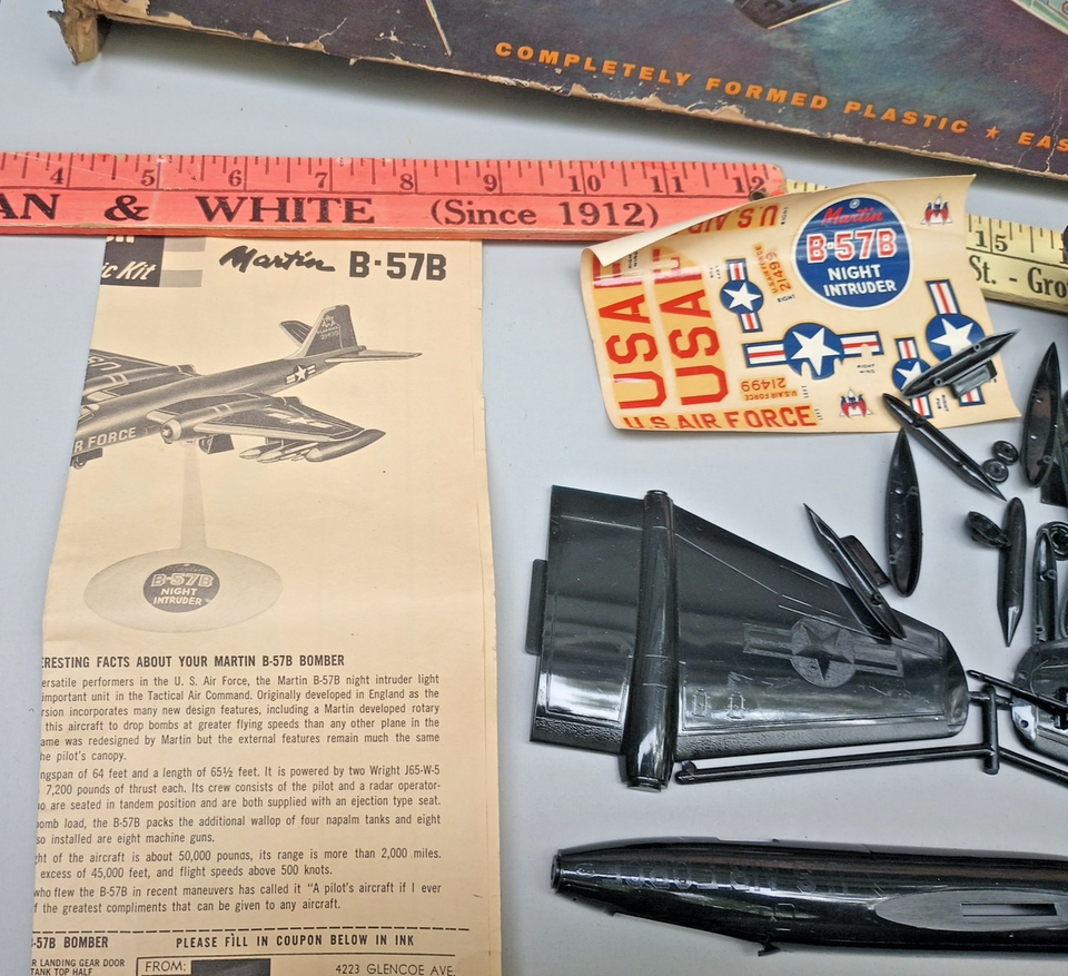 REVELL Air Power Models 1956 FCBS G-240:495 Jets Planes F-89 F-100 f ...