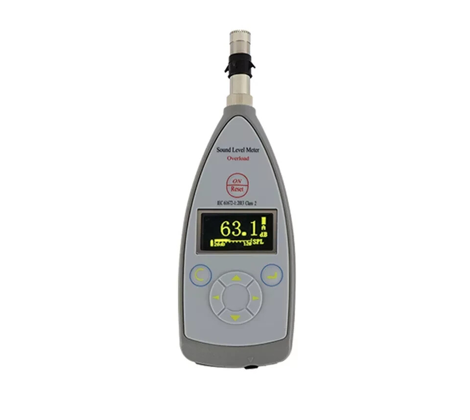 Class II Sound Level Meters Digital Sound Decibel Meter Range 20Hz ~ 12 ...