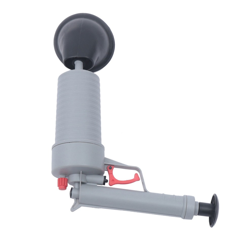 Air Drain Blaster Gun Pump High Pressure Plunger Toilet Sink Pipe Clog ...