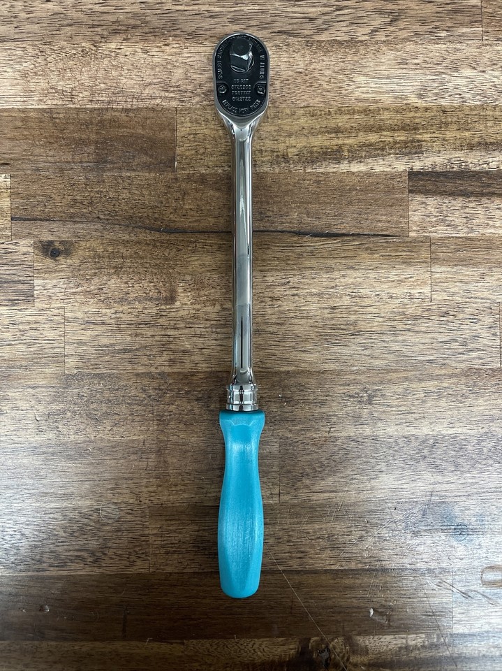 *NEW* Snap On Tools FHLD80A Teal 3/8" Ratchet - Polished FREE PRIORITY ...
