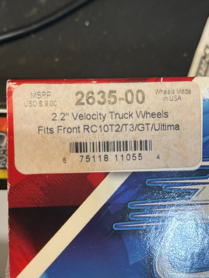 Proline Velocity 2.2 Truck Wheel Associated T2 T3 rc10gt # 2635 2635-00 ...