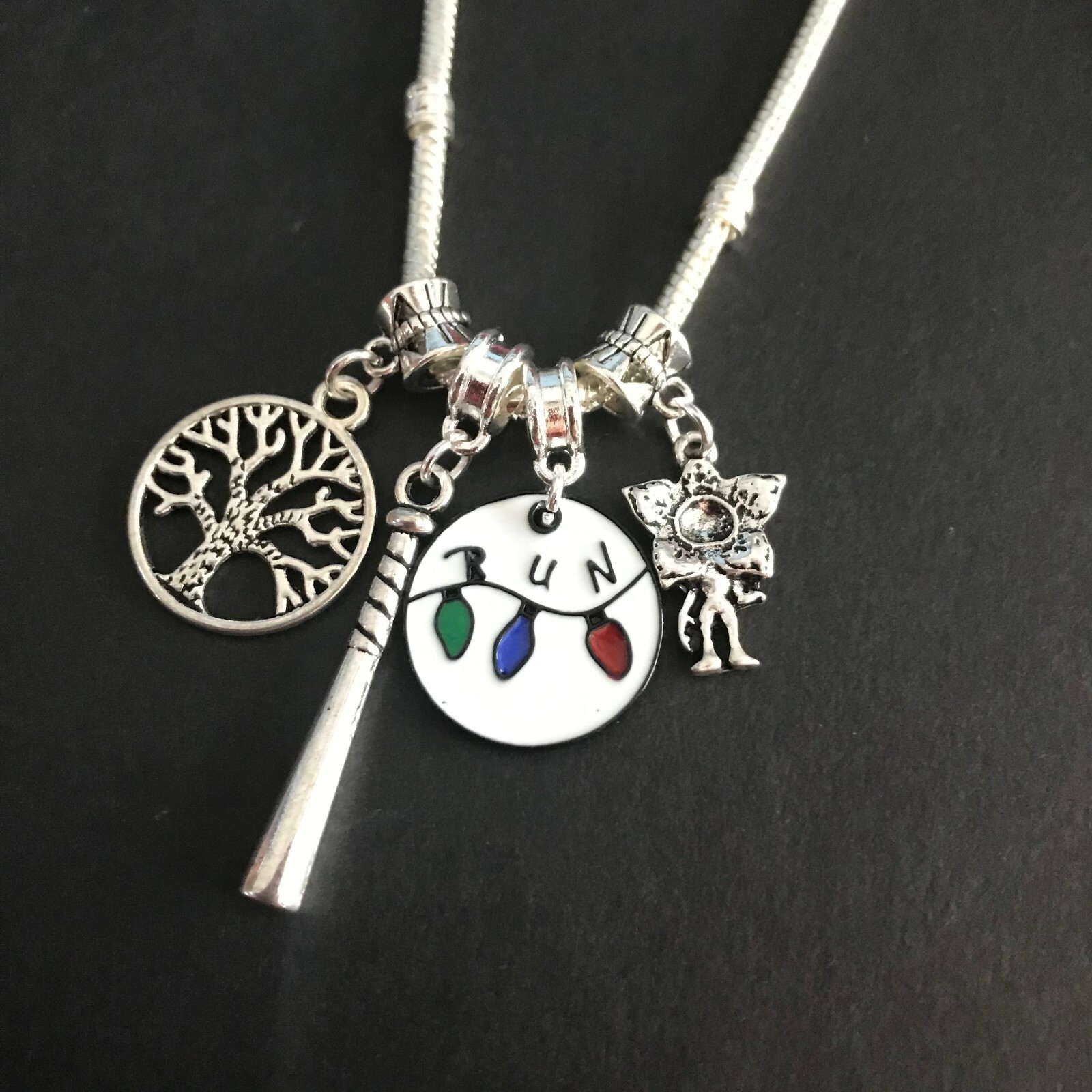 Stranger Things Silver European Bracelet Charms Pendants Sliders ...