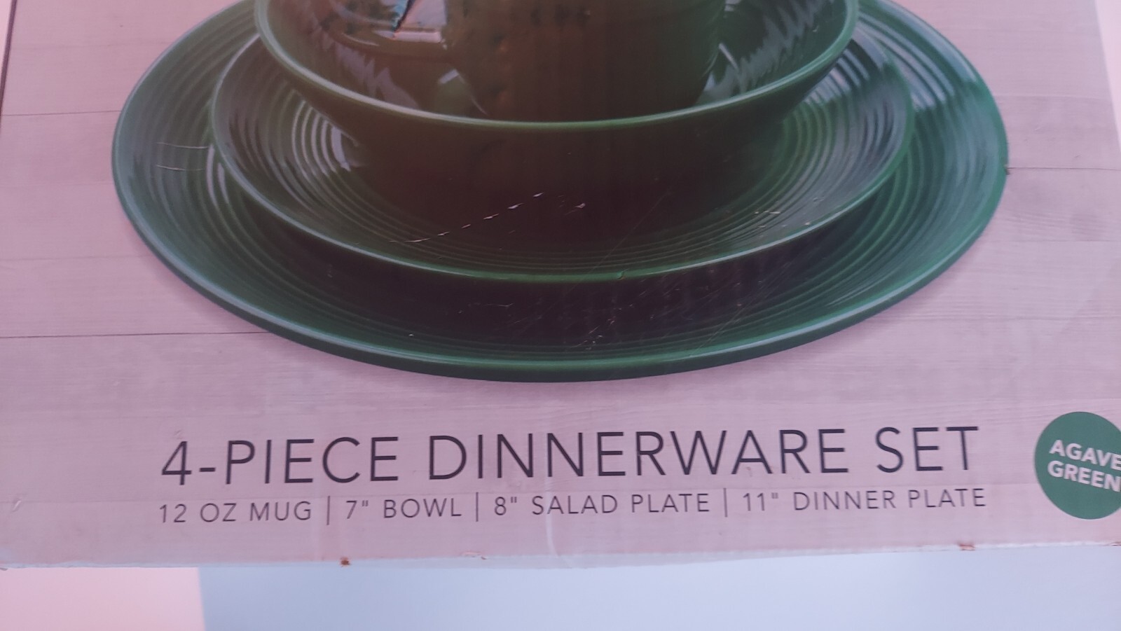 New Fiestaware Agave Green 4 Piece Dinnerware Place Setting Mug Salad Plate Bowl | eBay