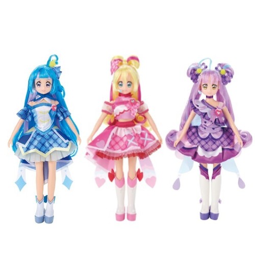 PSL You and Idol Precure Cure Idol + Cure Wink + Cure Kyun² Doll Set ...