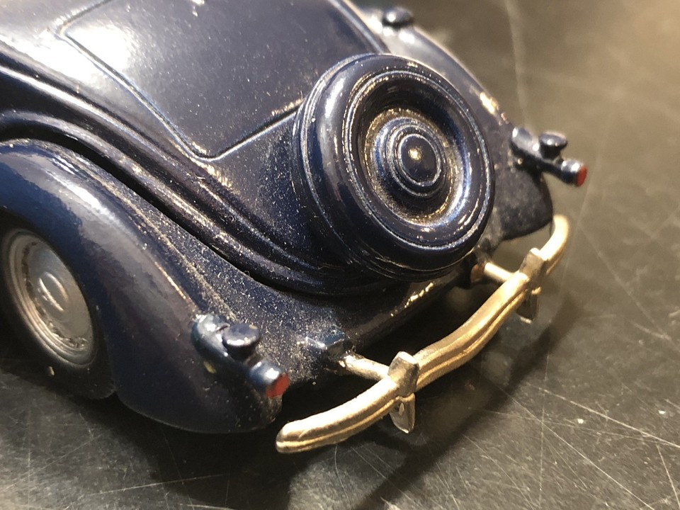 Nostalgic Miniatures Blue 1936 Ford White Metal Model Car - 1/43 - 1981 ...