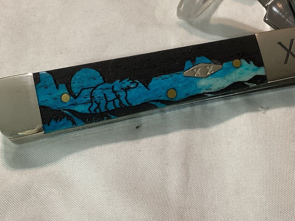 Case Yellowhorse Design Razor Knife Grizzly Mountain 2024 Unused in the ...