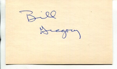 NFL Dallas Cowboys BILL GREGORY signed AUTOGRAPH 2380 | eBay