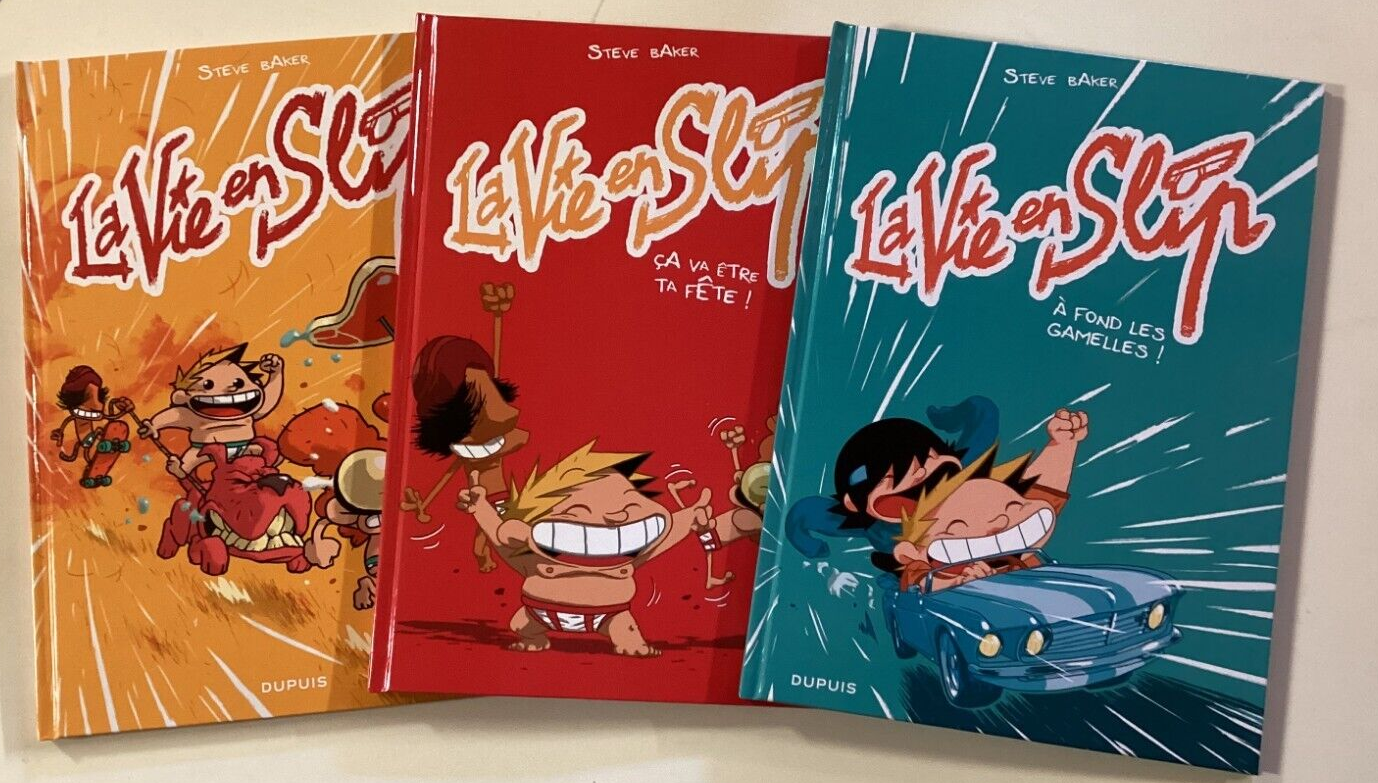 BD La VIE EN SLIP tomes 1 à 3 Steve Baker Dupuis | eBay