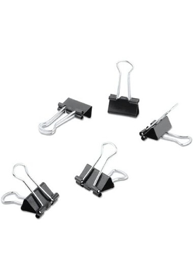 Universal® Mini Binder Clips Black 60pack New | eBay