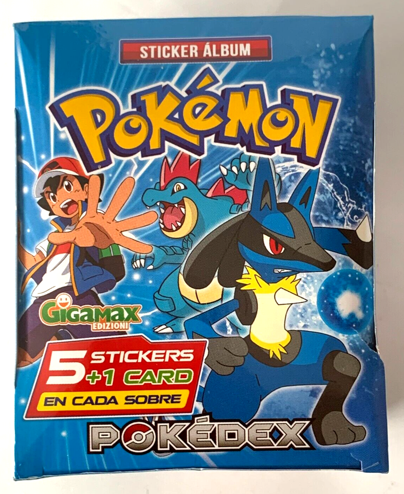 BOX POKEMON POKEDEX Gigamax Edition PERU TCG 2022 - Stickers & Cards ...