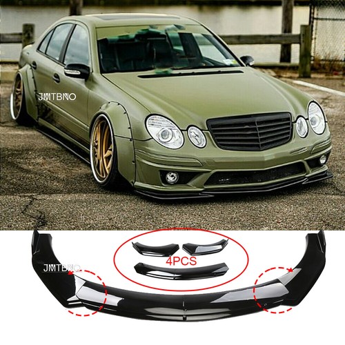 Gloss Black Front Bumper Lip Splitter Spoiler For Mercedes Benz CLA200 ...