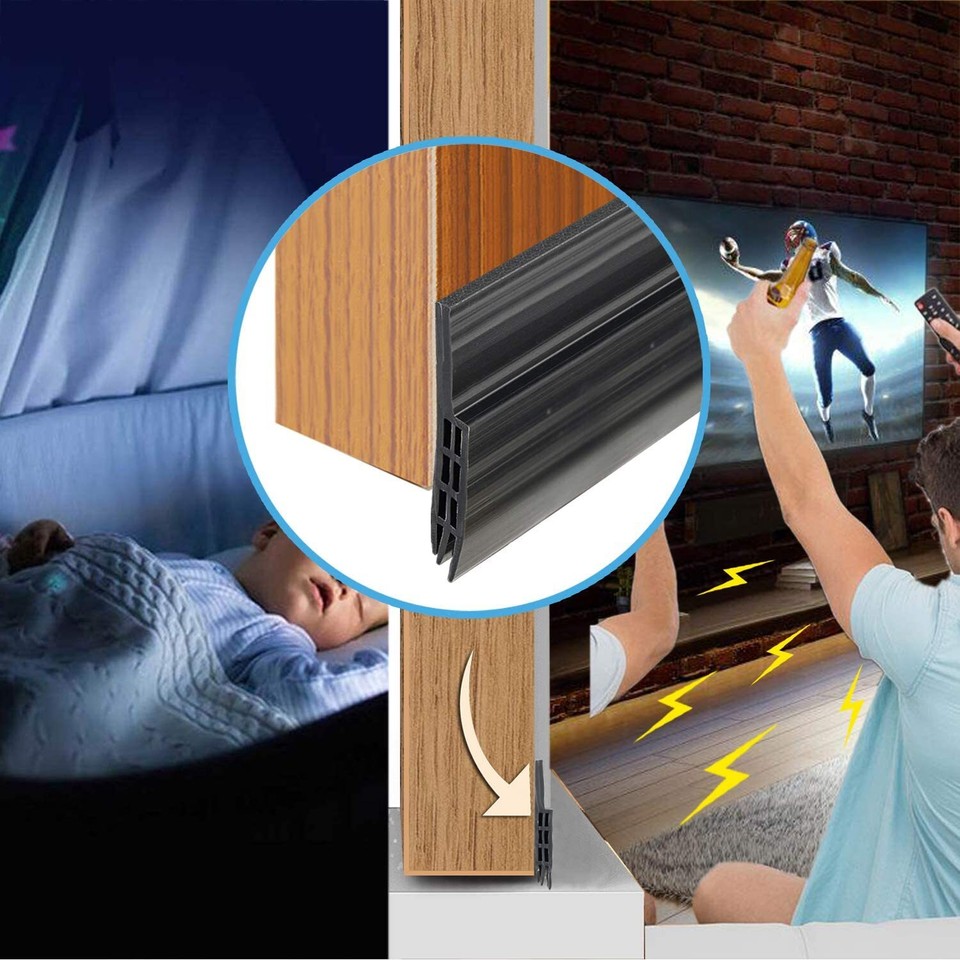 Internal Door Draft Excluder Strip Self Adhesive Tape Bottom Seal ...
