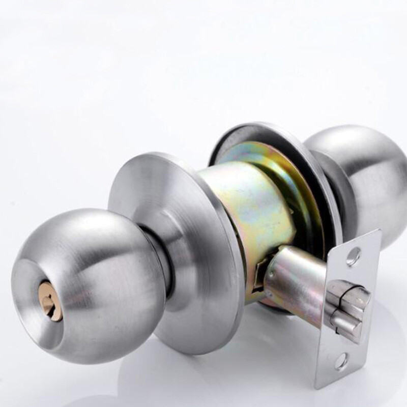 Stainless Steel Ball Knobs Door Handle Privacy Passage Lock Entrance ...
