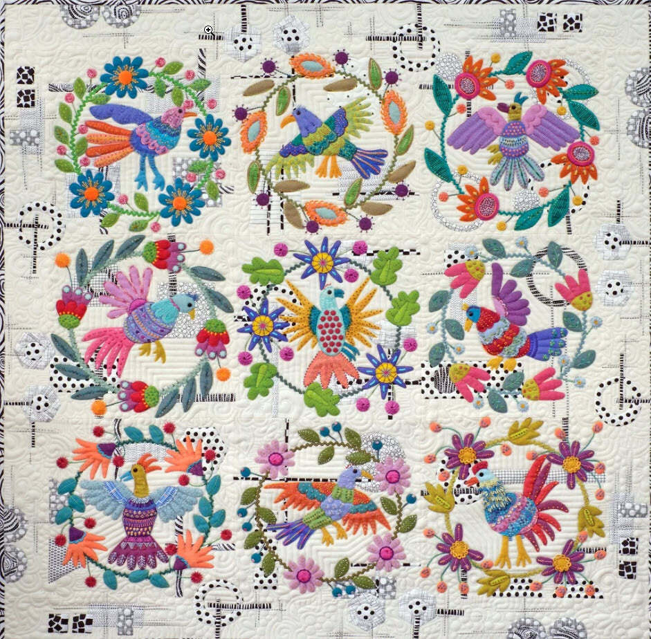 Of A Feather - Applique, Embroidery, and Quilt Pattern Book by Sue ...