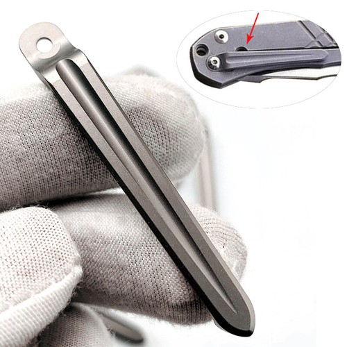Titanium Deep Carry Pocket Back Clip For Chris Reeve Knives Umnumzaan ...
