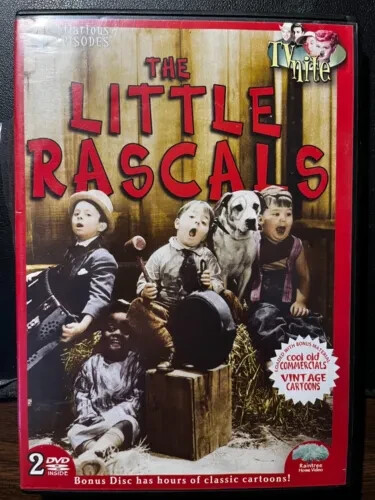 The Little Rascals DVD 2 Discs 4 Episodes Vintage Commercials Classic ...
