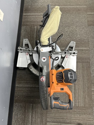 PRE OWNED RIDGID R4222 15 Amp Corded 12 in. Dual Bevel Sliding Miter ...