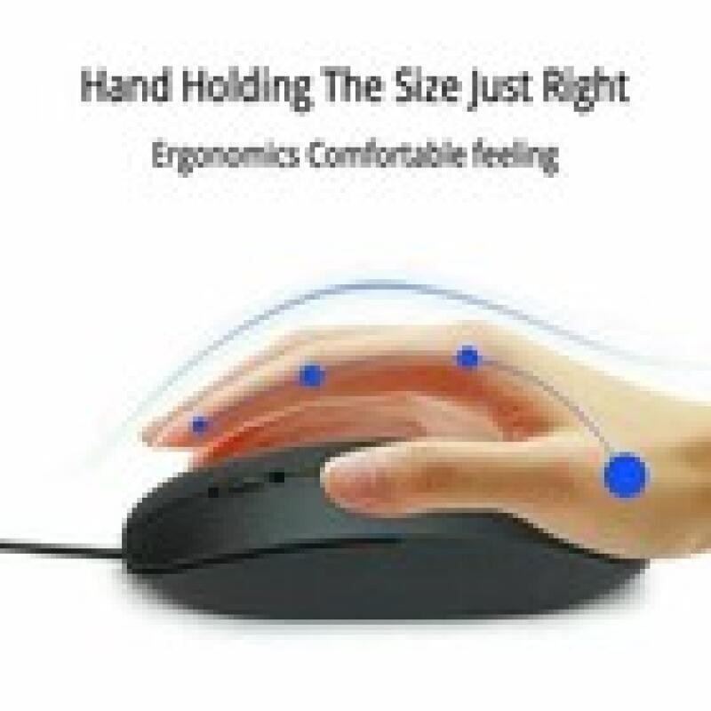 Original WIRED USB OPTICAL MOUSE SCROLL WHEEL FOR PC LAPTOP COMPUTER ...