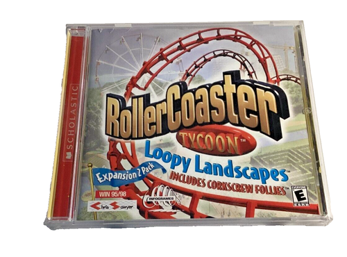 Roller Coaster Tycoon Loopy Landscapes CD Rom PC 2001 Win 95/98 | eBay
