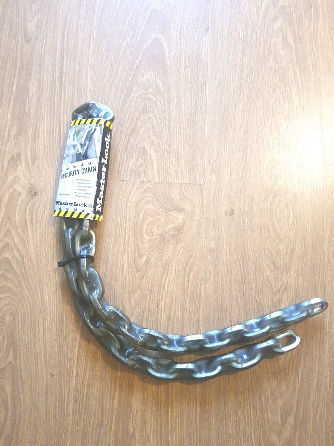 Master Lock Hardened Steel Chain 1.4m X 8mm. Motorbike Lock | eBay