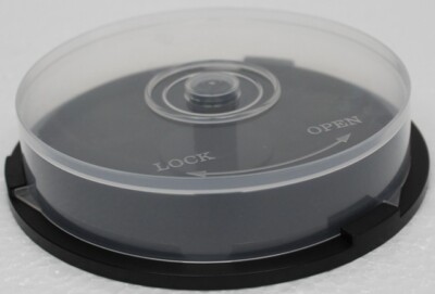 1 PIECE of 10-Disc Capacity Cakebox CD/DVD Plastic Storage Container ...