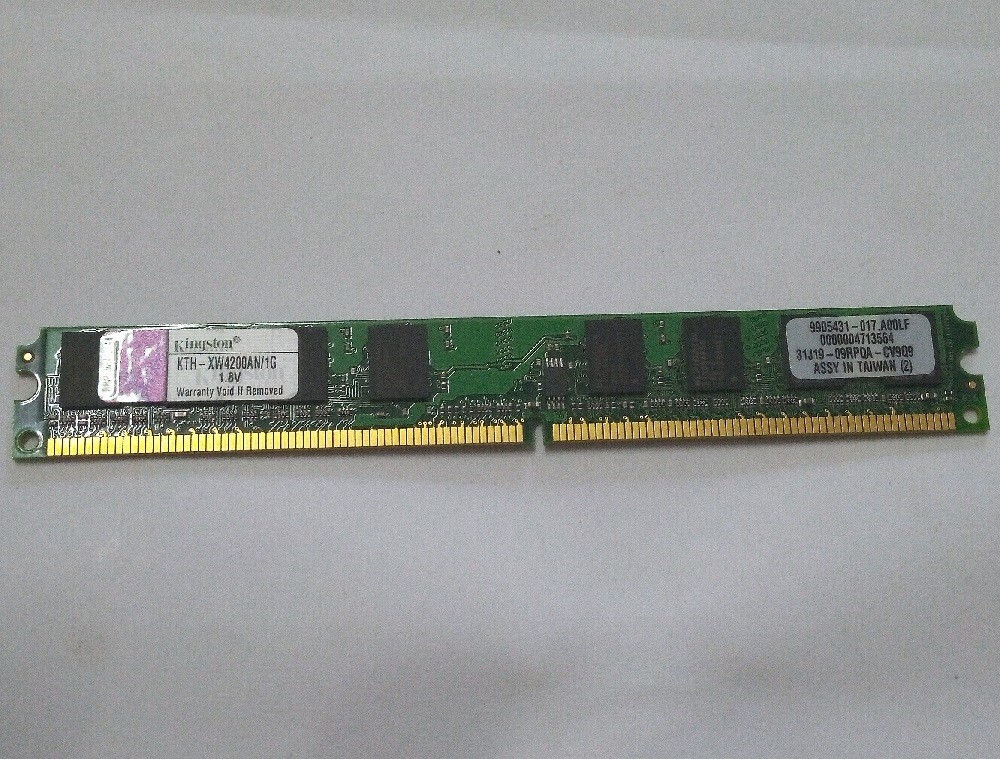 1GB DDR2 Desktop Memory PC2-4200 533mHz Kingston KTH-XW4200AN/1G DIMM ...