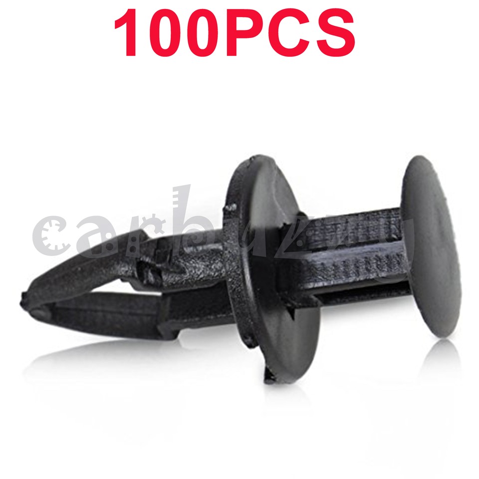 100 Fender Liner Clip Flares Retainer Push-Type Fastener For GMC For GM ...