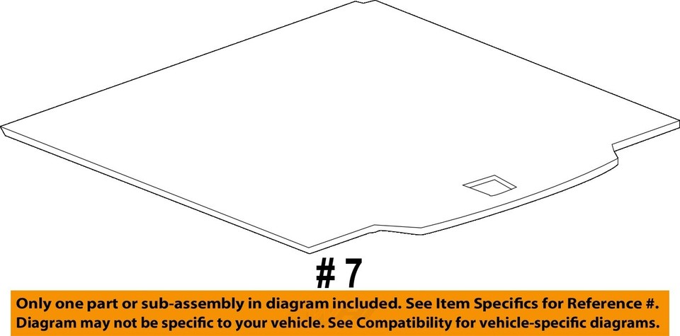 GM OEM 13-19 XTS Rear Body Floor Interior Trim-Floor Cover 84424382 | eBay