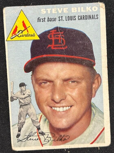 1954 Topps Baseball Card Steve Bilko #116 BV $30 SL | eBay