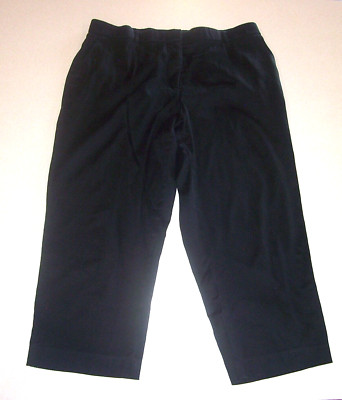 Women's George Black Dress Capri Pants 16W | eBay