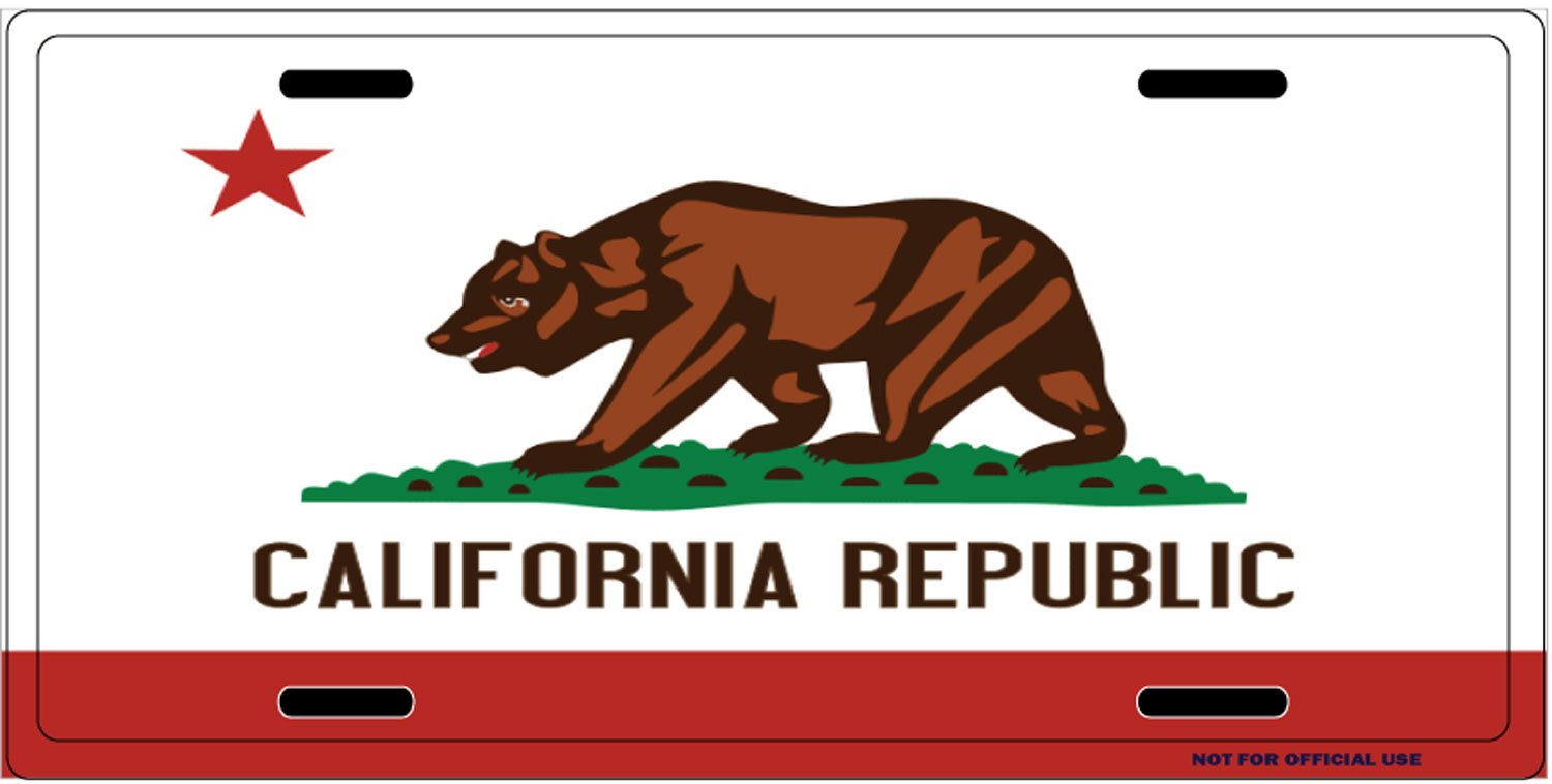California Republic License Plate - 3209 | eBay