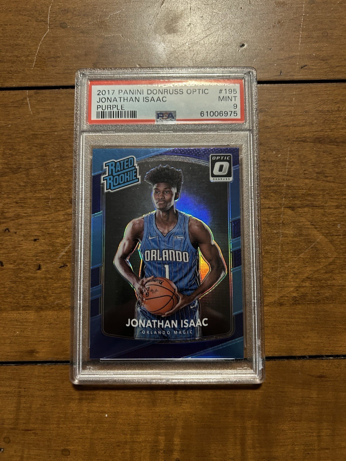 2017-18 Panini Donruss Optic - Rated Rookie Jonathan Isaac #195 Purple ...