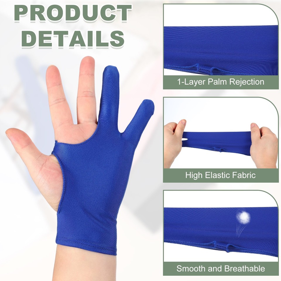 2pcs Artist Drawing Glove l Size Two Finger Graphics Painting Glove ...