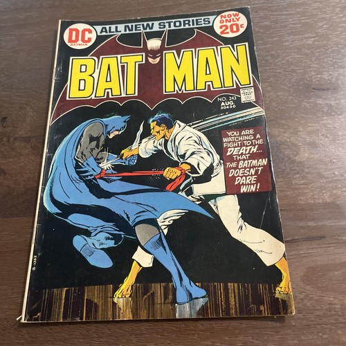 Batman #243 DC Comics 1972 Neal Adams Cover 1st Appearance of Lazarus ...