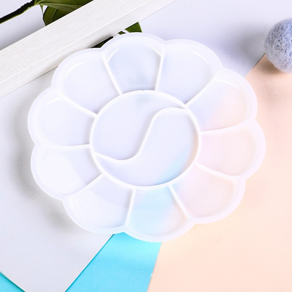 12 Pcs Pigment Mixing Plates Watercolor Paint Tray Painting Trays | eBay UK