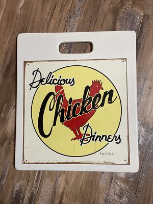 Mummert Ceramic Sign Delicious Chicken Dinner Vintage Home Decor | eBay