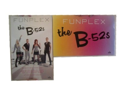 The B-52s B 52s 2 sided Poster Funplex Fun Plex B52s | eBay