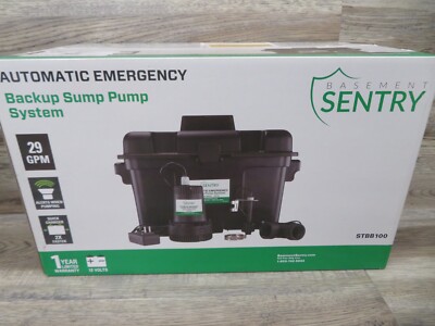 Basement Sentry Stbb100 Backup Sump Pump System | eBay