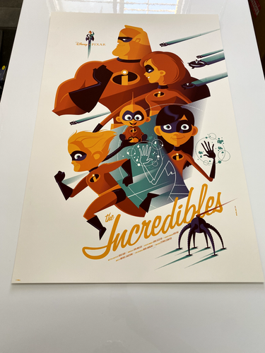 The Incredibles 2014 by tom Whalen pixar disney mondo poster art ...