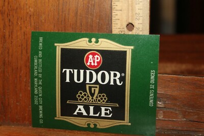 Vintage Beer Label A&P Tudor Ale | eBay