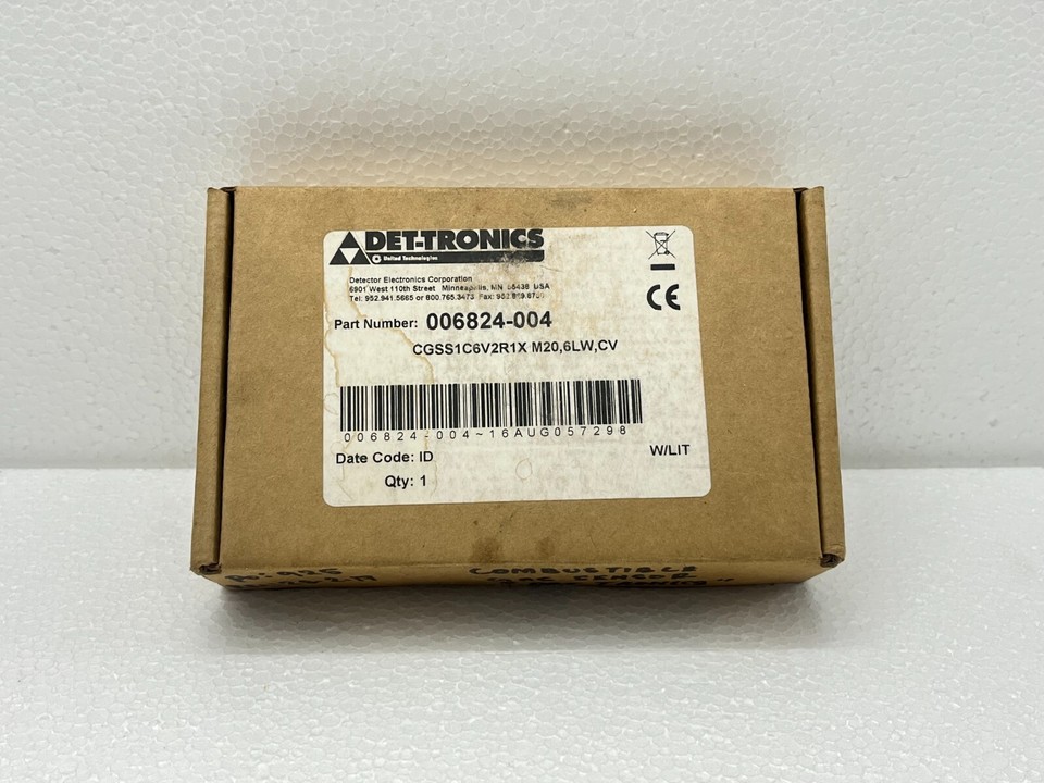 DET-TRONICS 006824-004, CGSS1C6V2R1X NEW COMBUSTIBLE GAS SENSOR | eBay