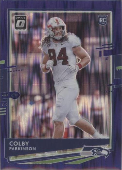 2020 Panini Donruss Optic - Rookies Colby Parkinson #127 Purple Shock ...
