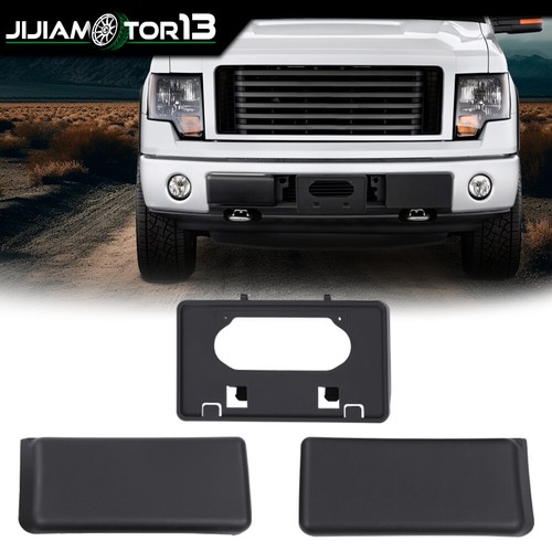 Fit For 2009-2014 Ford F150 Front Bumper Guards Pads & License Plate ...