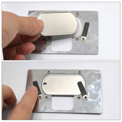 52 Characters Steel Metal Dog Tag ID Card Military Embosser DIY ...