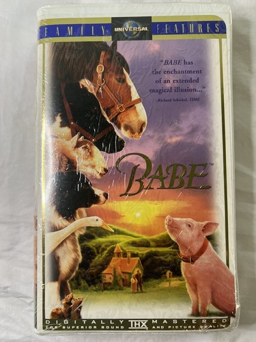 Babe VHS 1998 Digitally Mastered THX Clamshell Factory sealed brand new ...