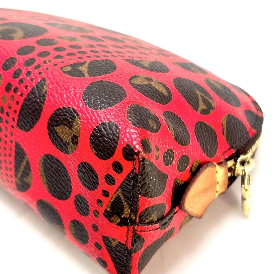 Louis Vuitton x Yayoi Kusama Pochette Cosmetic Pumpkin Dots Pouch Limited | eBay
