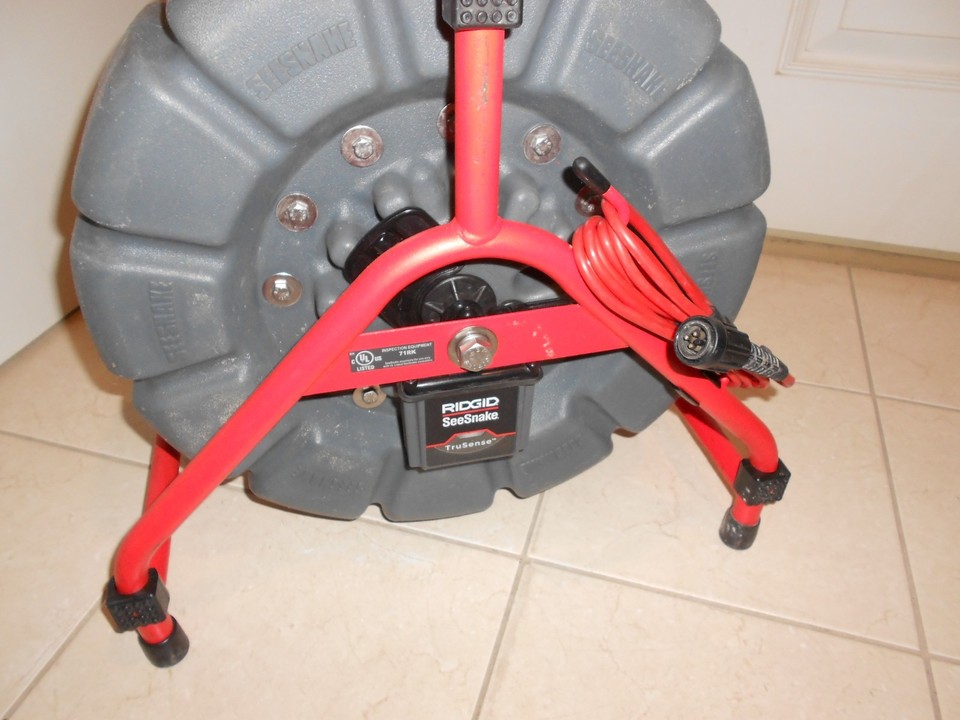 RIDGID SEESNAKE TRUSENSE MINI SEWER CAMERA 200 FEET SELF LEVELING HEAD ...