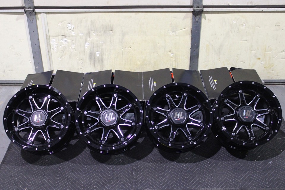 CAN AM DEFENDER HD9 14" HL4 ALUMINUM ATV / UTV WHEELS ( SET 4 ) CAN1CA ...