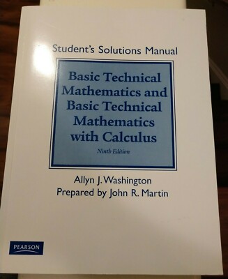 Basic Technical Mathematics and Basic Technical Mathematics with ...